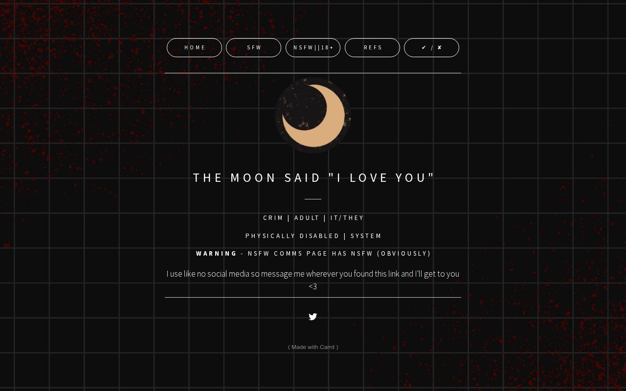 the moon is bleeding...that's not normal